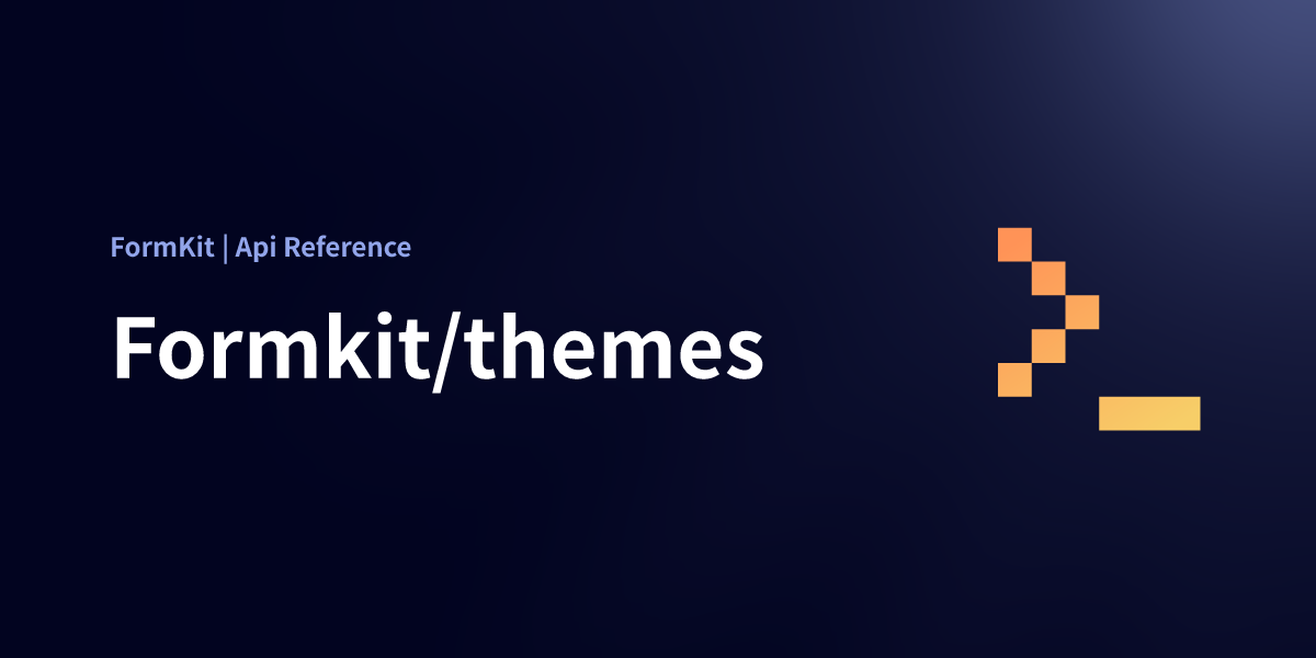 formkit/themes ⚡️ FormKit