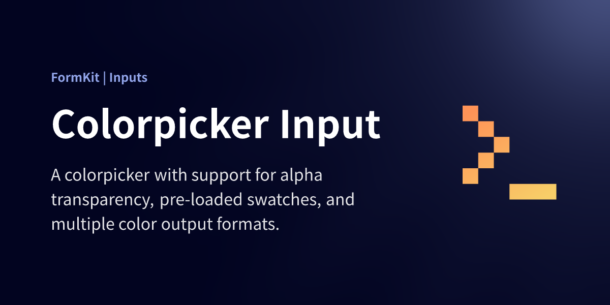 Colorpicker Input ⚡️ FormKit