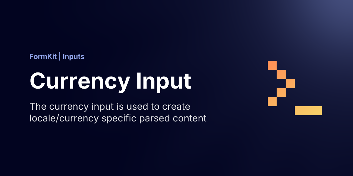 Currency Input ⚡️ FormKit