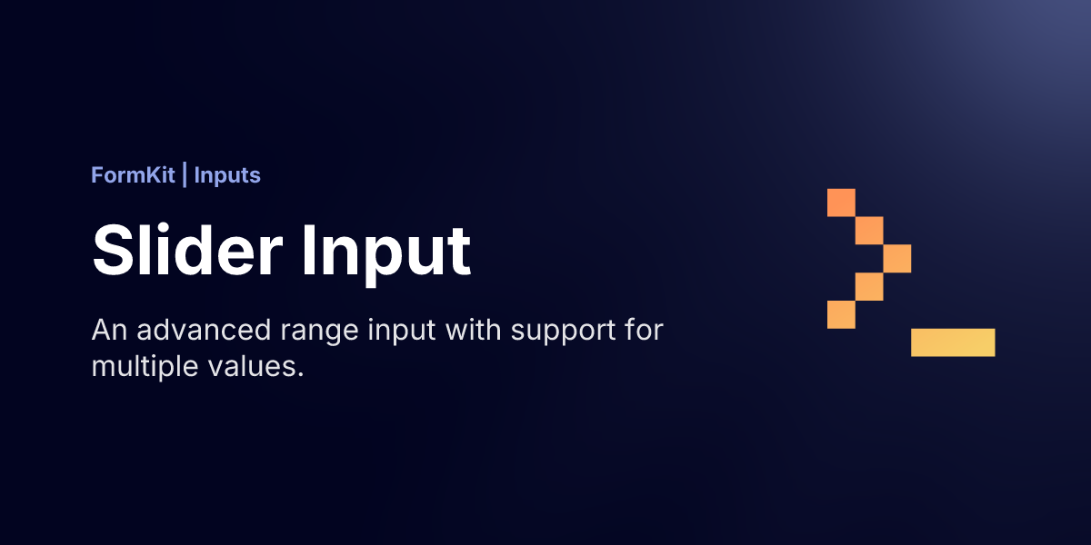 Slider Input ⚡️ FormKit