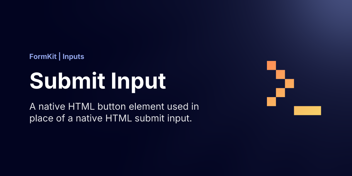 Submit Input ⚡️ FormKit